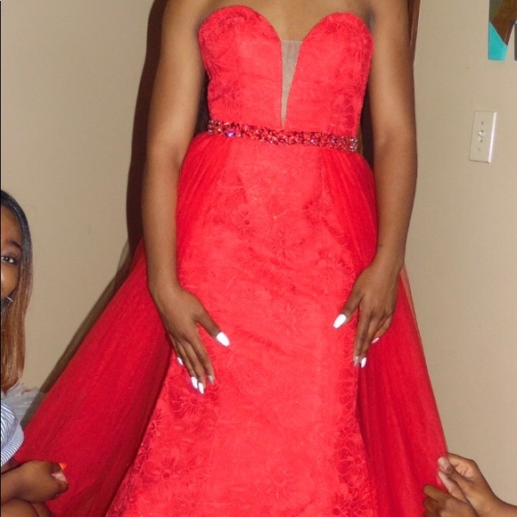 Rachel Allan | Dresses | Red Racheal Allen Prom Dress | Poshmark